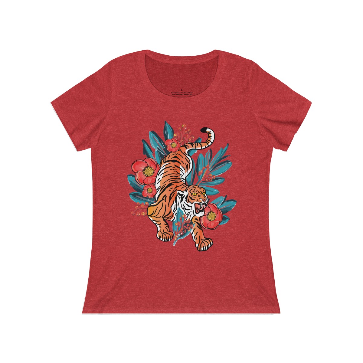 Hear Me Roar Tiger Tee Women’s - SilverBotanica - Handmade Jewelry ...