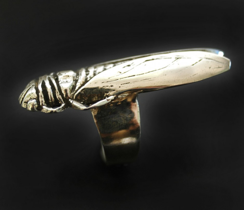 Cicada Ring - SilverBotanica - Handmade Jewelry designed by Alicia ...