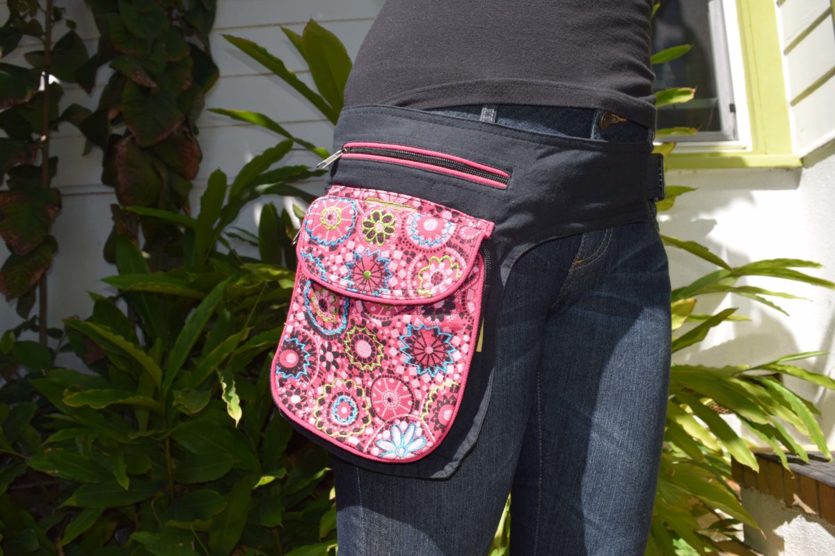 Flower Hip Bag | Fanny Pack - SilverBotanica - Handmade Jewelry ...