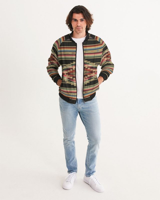 Southwest Serape Men’s Bomber Jacket - SilverBotanica - Handmade ...